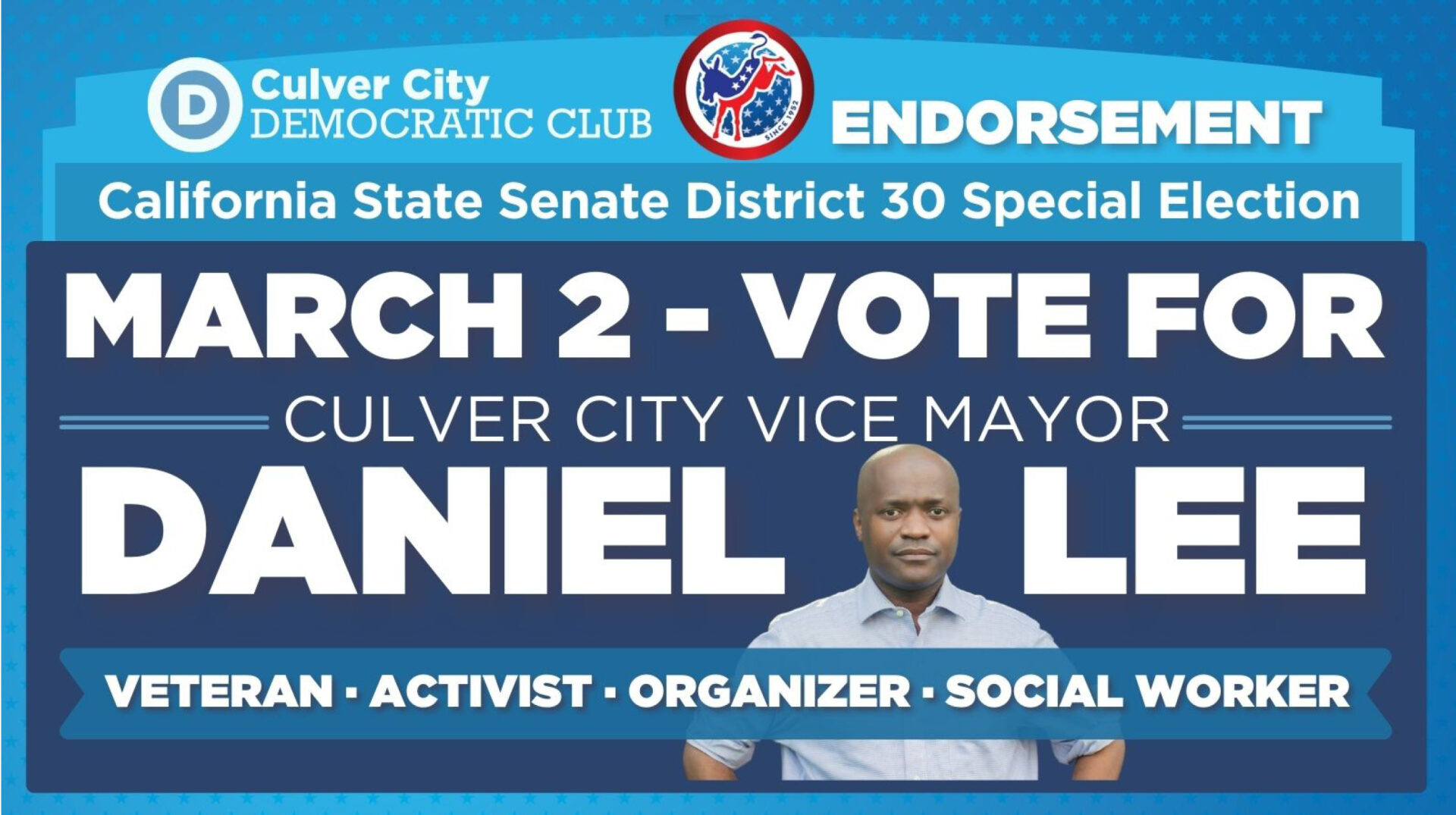 CCDC Endorsed Daniel Lee | Culver City Democratic Club